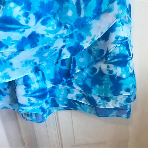 Calvin Klein | Dresses | Nwt Calvin Klein Layered Ruffled Shift Dress ...